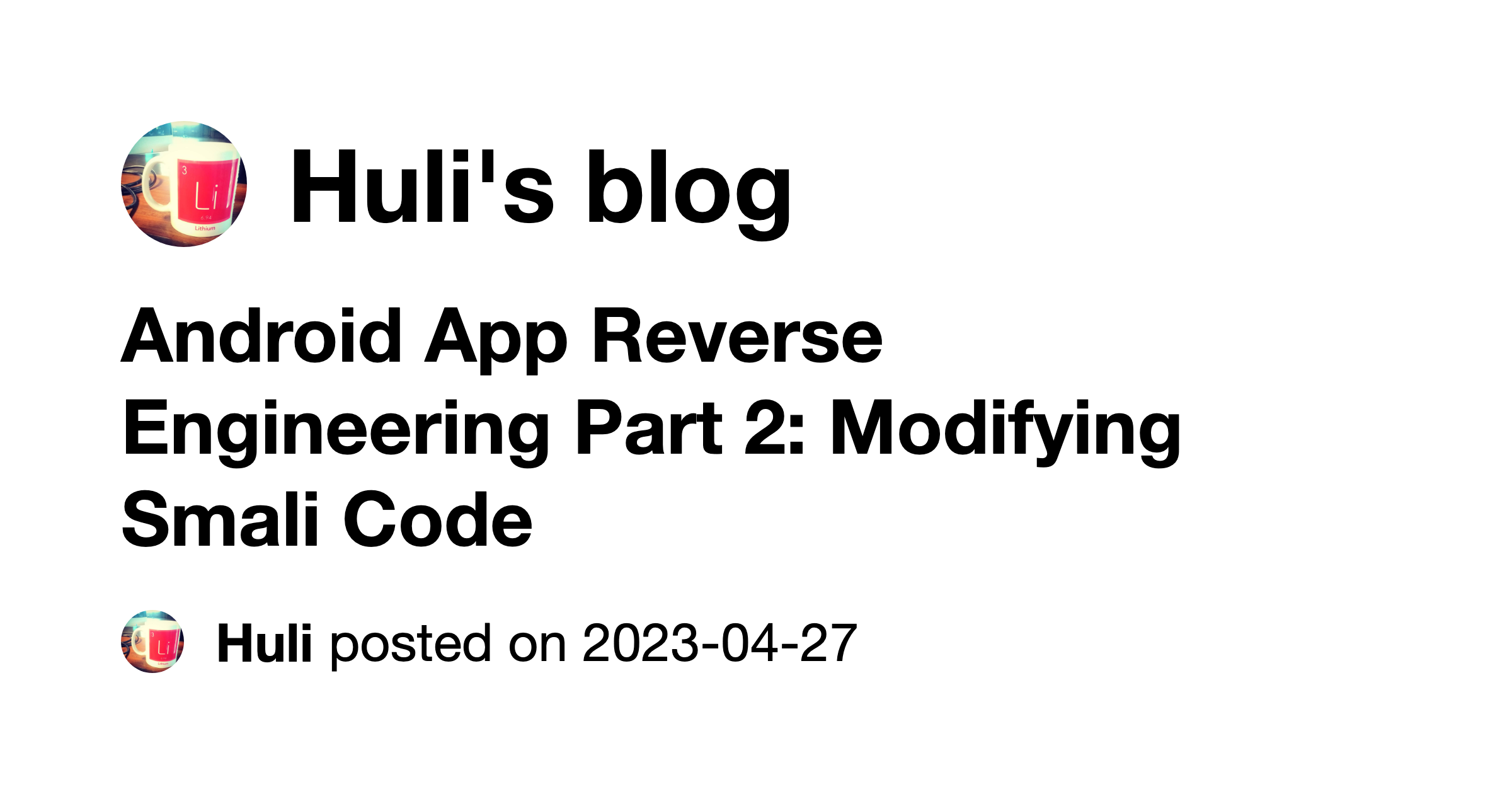 Android App Reverse Engineering Part 2 Modifying Smali Code Hulis Blog