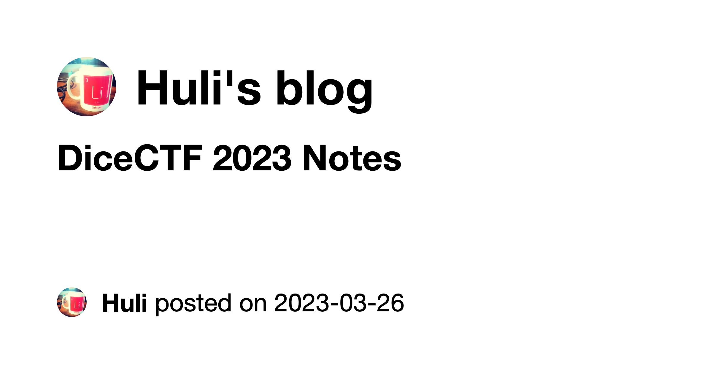 Dicectf 2023 Notes Huli S Blog