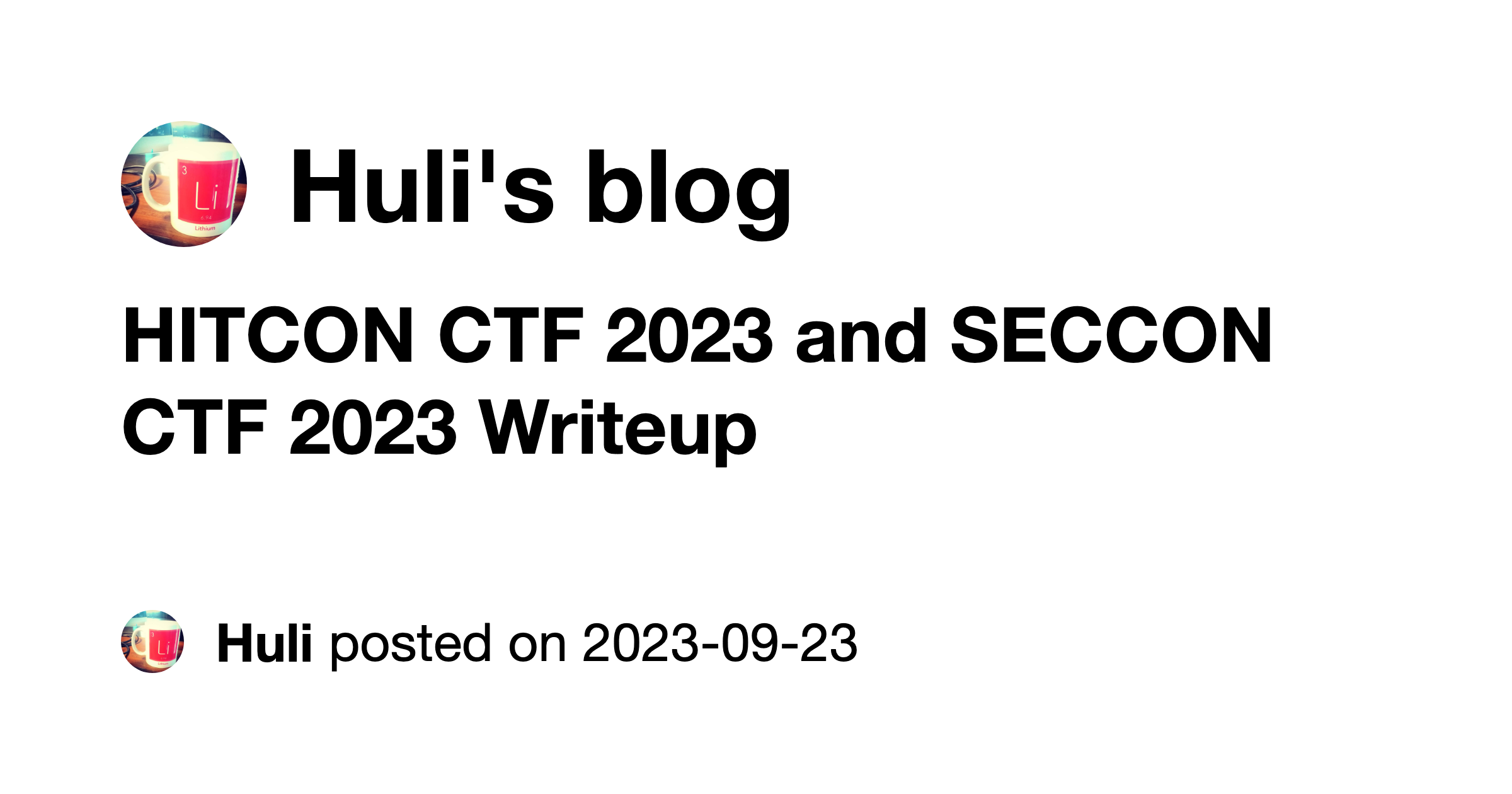 Hitcon Ctf 2023 And Seccon Ctf 2023 Writeup Huli S Blog
