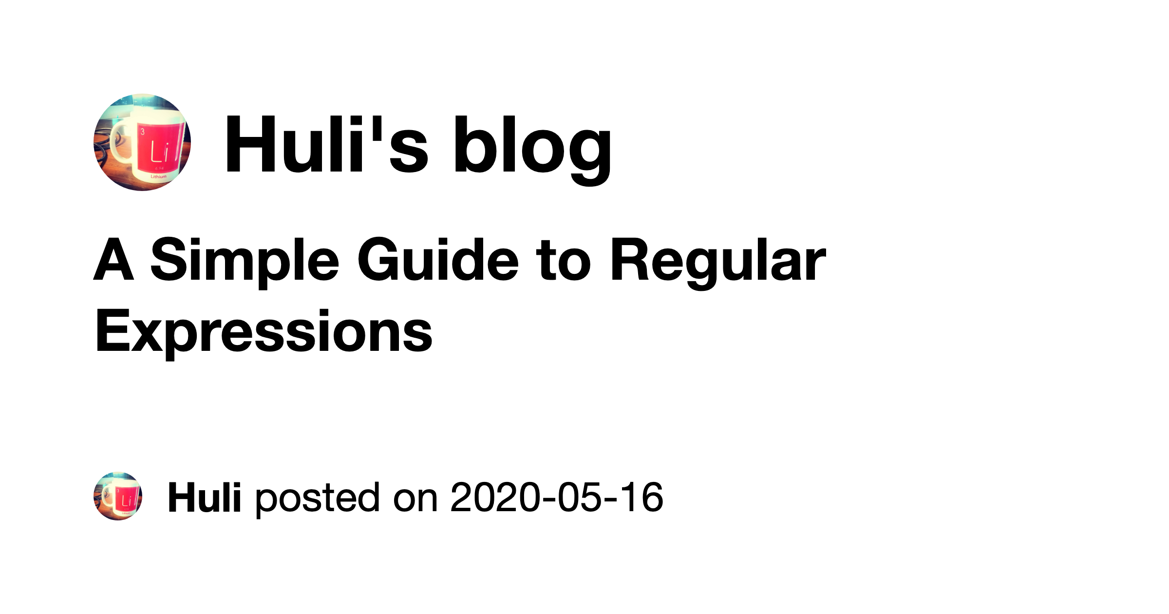 A Simple Guide To Regular Expressions Hulis Blog 