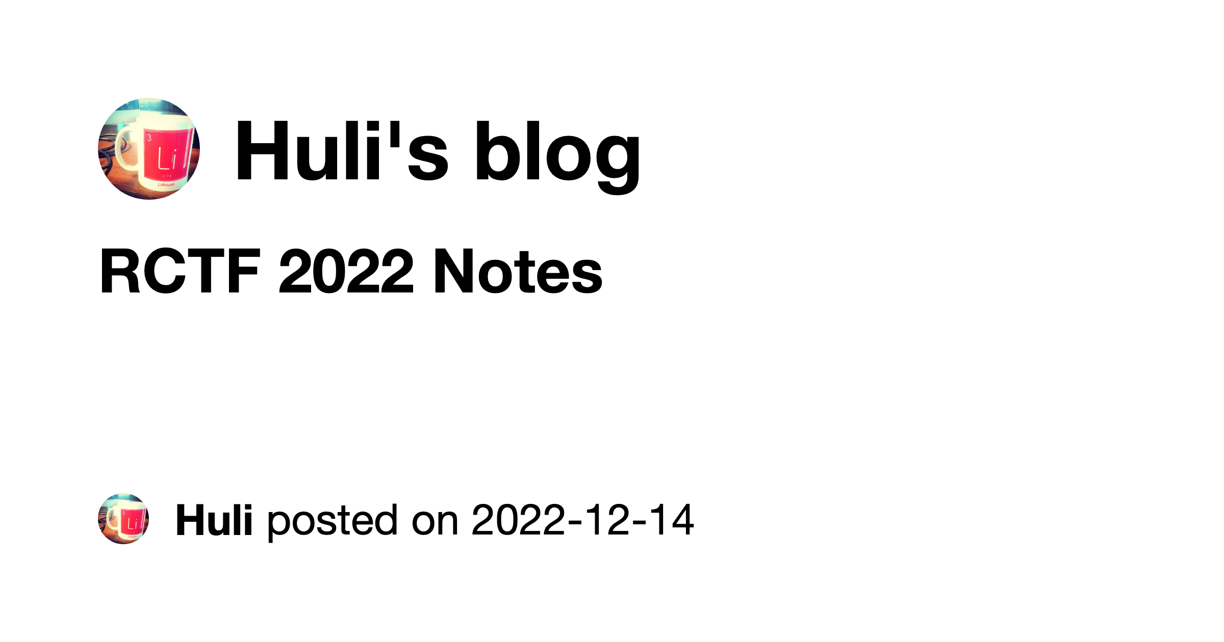 RCTF 2022 Notes - Huli's blog